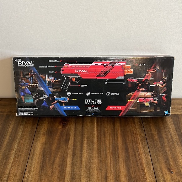 Nerf | Toys | Nerf Rival Atlas Xvi20 Blaster Team Red New 24x Rounds ...